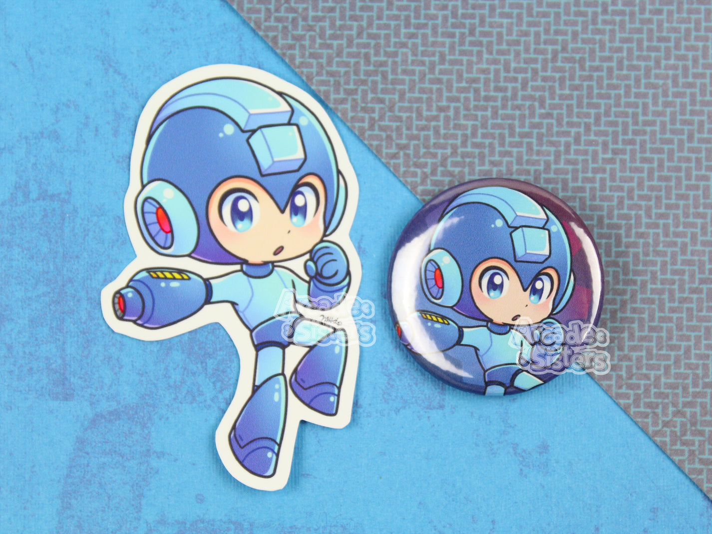 Megaman Stickers & Badges – Arcade Sisters